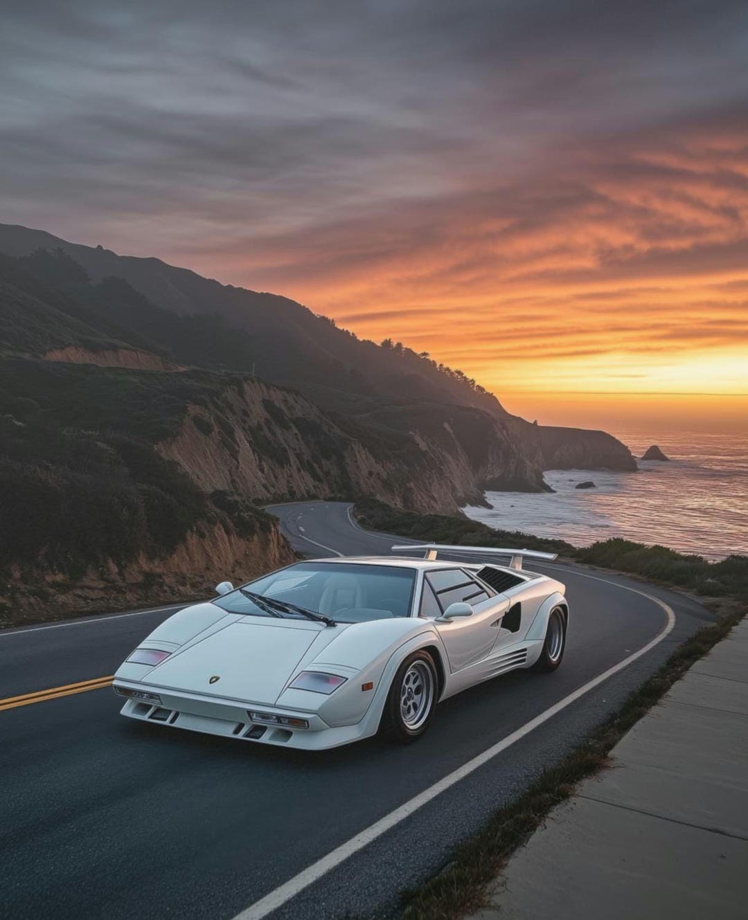 Lamborghini Countach Poster Lamborghini Countach Wall-art v2 - Etsy UK