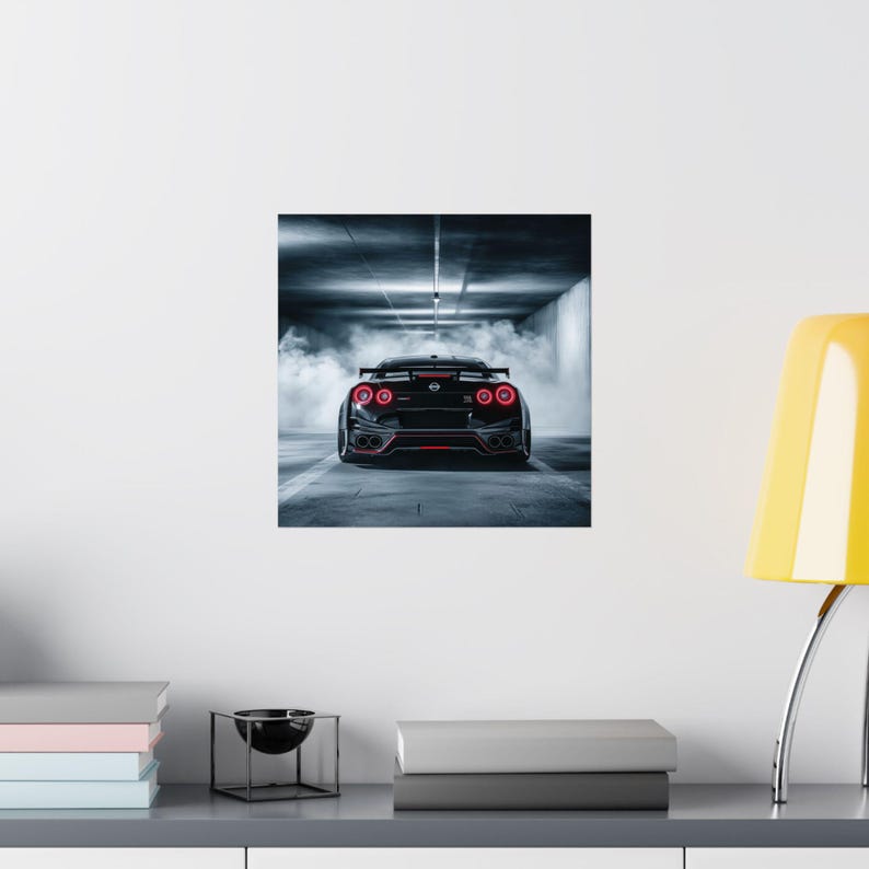 Nissan GT-R R35 Nismo Poster | Nissan GT-R R35 Nismo Wall-art - Etsy