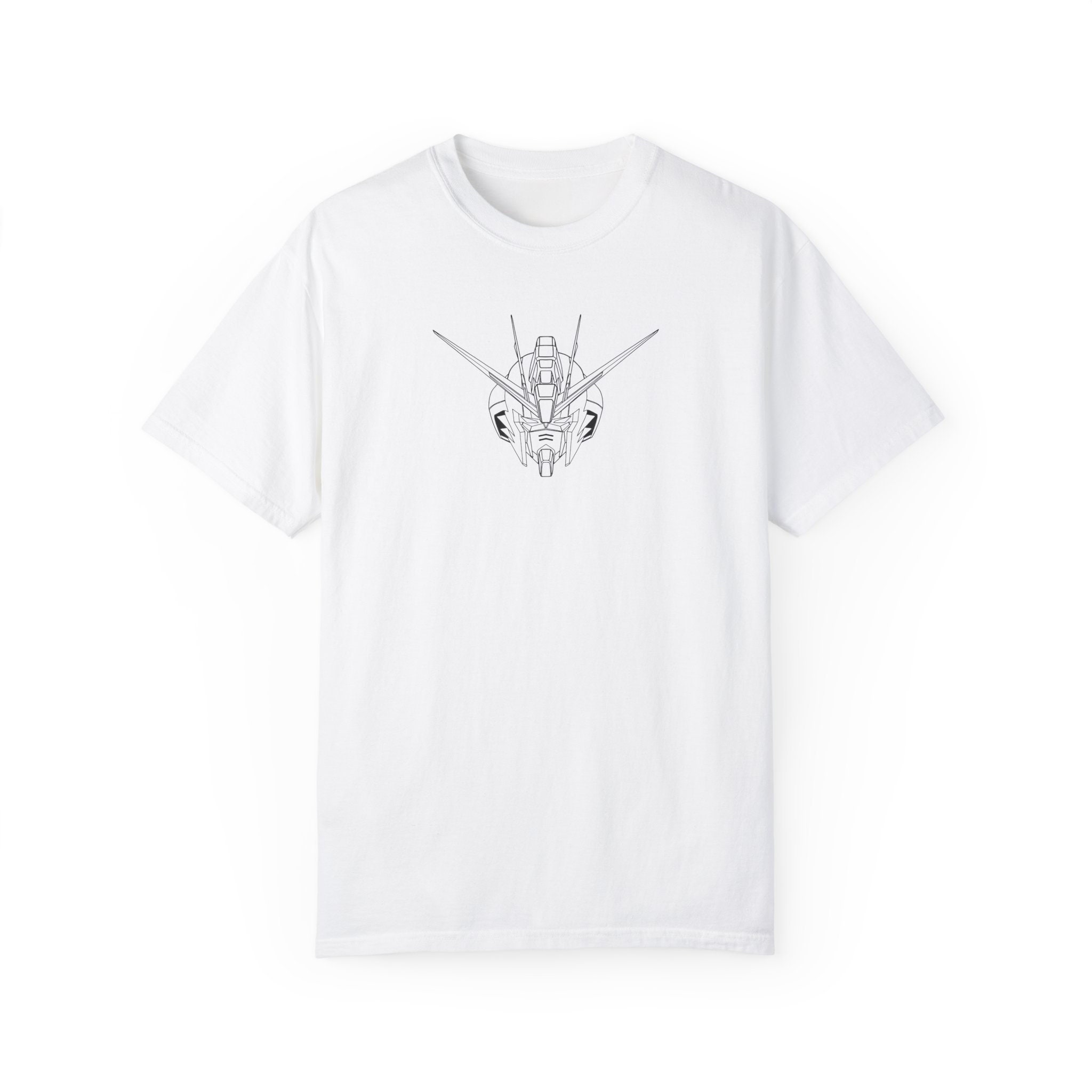 Gundam Head Outline Gunpla T-shirt white - Etsy