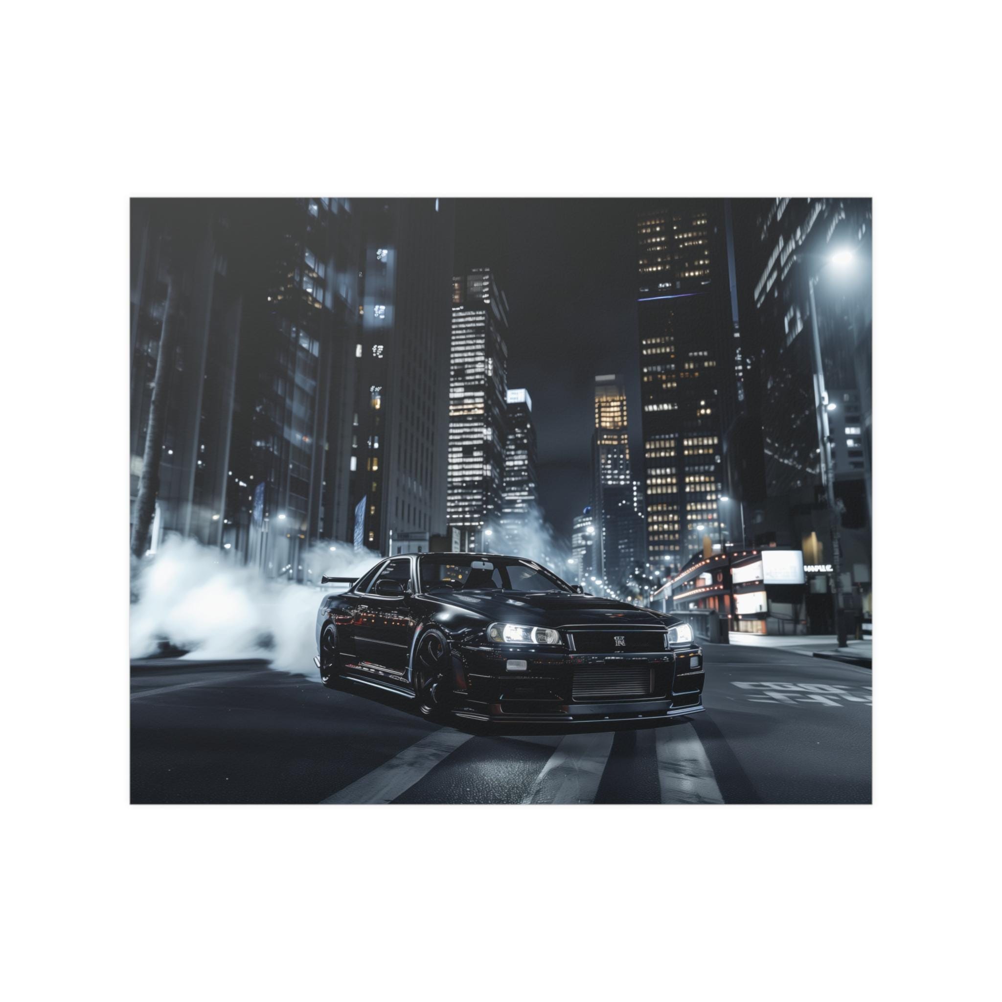 Nissan R34 Skyline GT-R Poster | Nissan R34 Skyline GT-R Wall-art (v6 ...