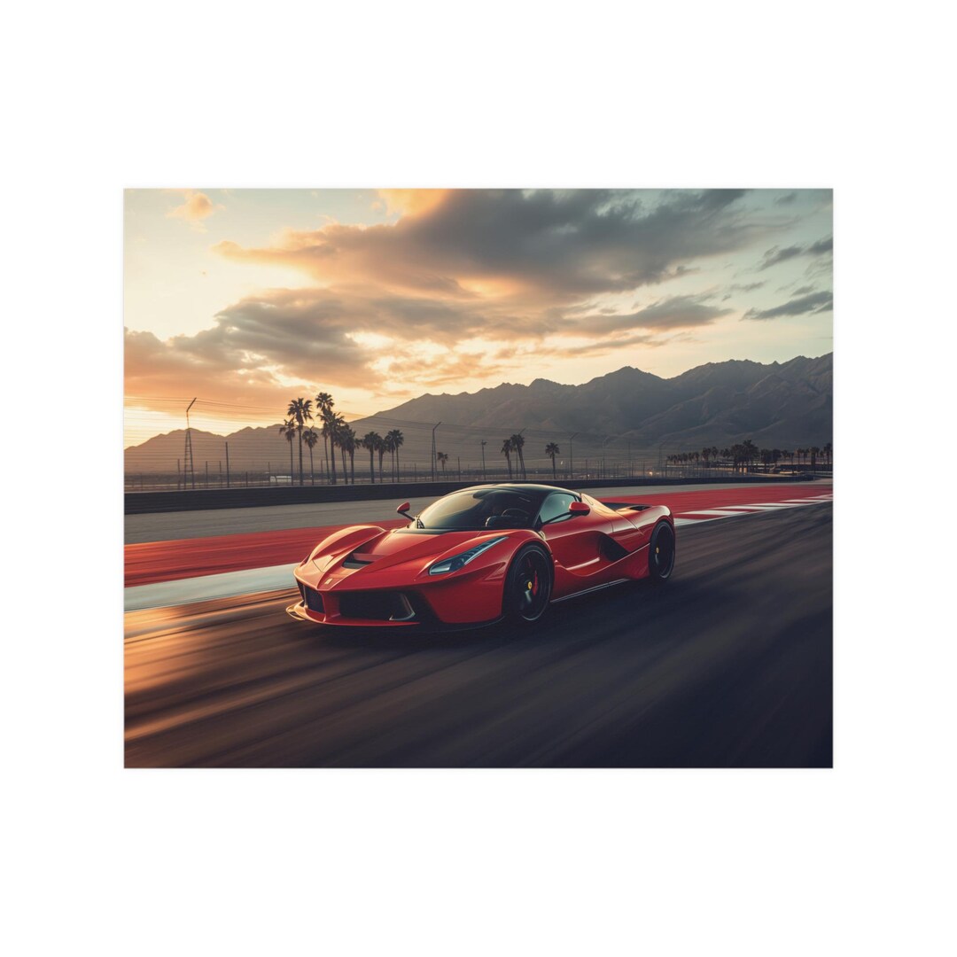 Ferrari Laferrari Poster Ferrari Laferrari Wall-art v2 - Etsy