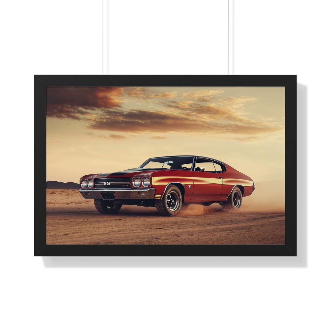 Framed Chevrolet Chevelle Wall-art Framed Chevrolet Chevelle Poster - Etsy