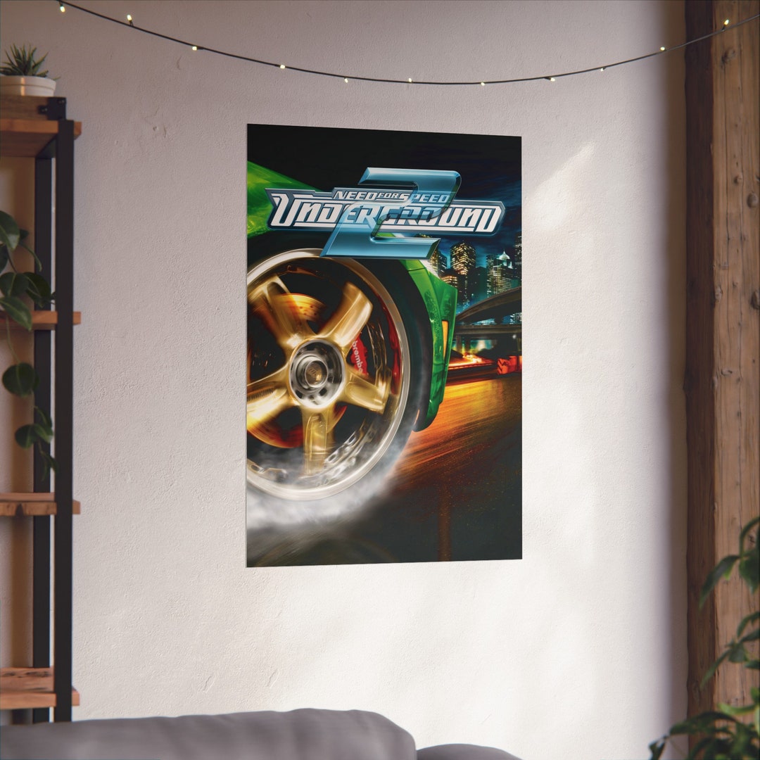 Need for Speed Underground 2 Poster NFSU2 Poster Video Game Poster ...