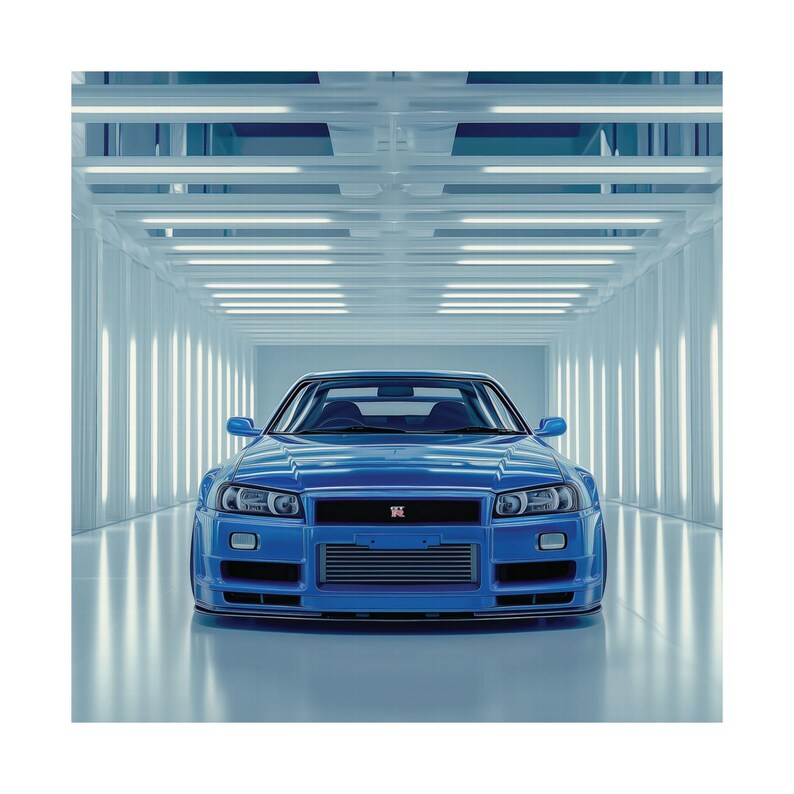 Nissan R34 Skyline GT-R Poster | Nissan R34 Skyline GT-R Wall-art (v8 ...