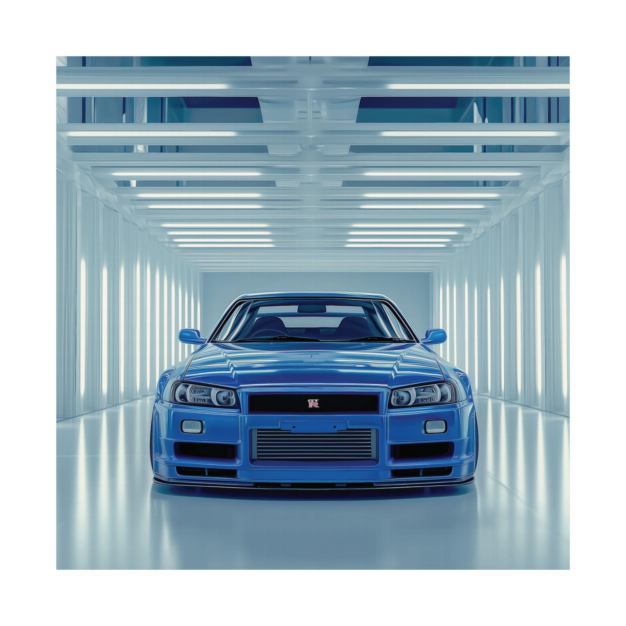 Nissan R34 Skyline GT-R Poster | Nissan R34 Skyline GT-R Wall-art (v8 ...