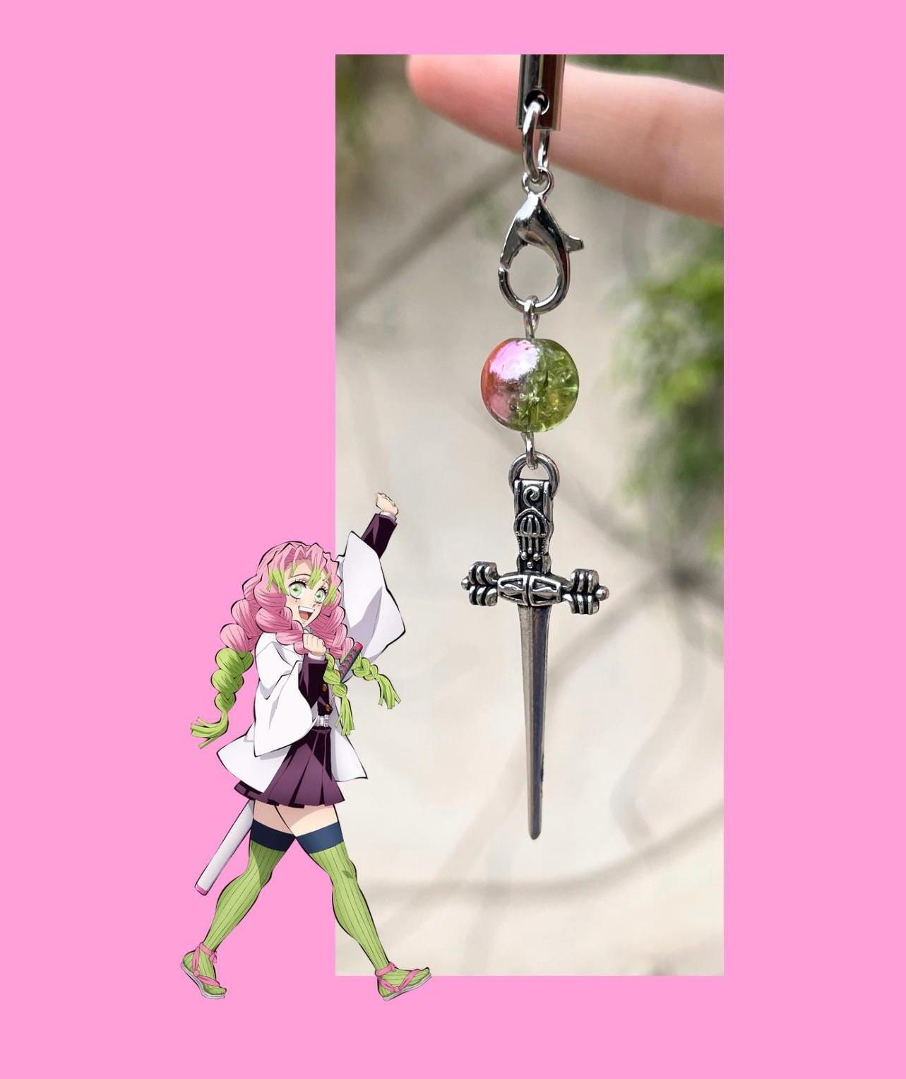 Demon Slayer 9 Hashira Sword Keychains Charms - Rengoku, Giyu, Shinobu ...