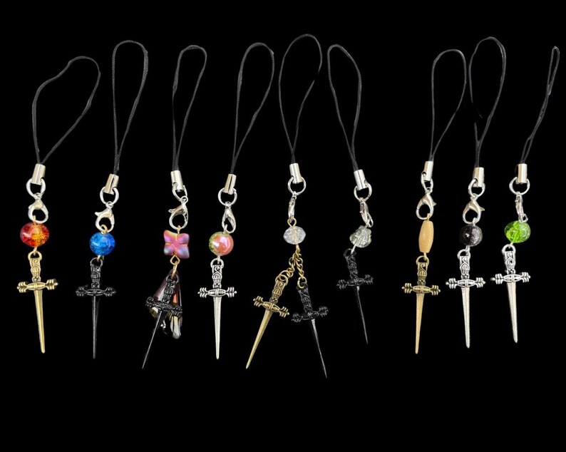Demon Slayer 9 Hashira Sword Keychains Charms - Rengoku, Giyu, Shinobu ...