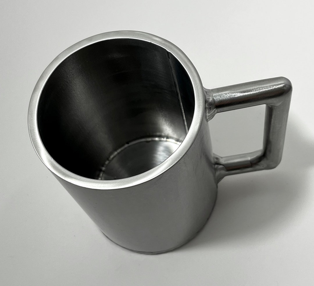 Solid Stainless Steel Chilling Mug for Iced Coffee, Drinks, Beverages ...