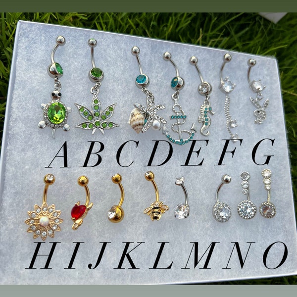 Dangle Belly Button - Etsy