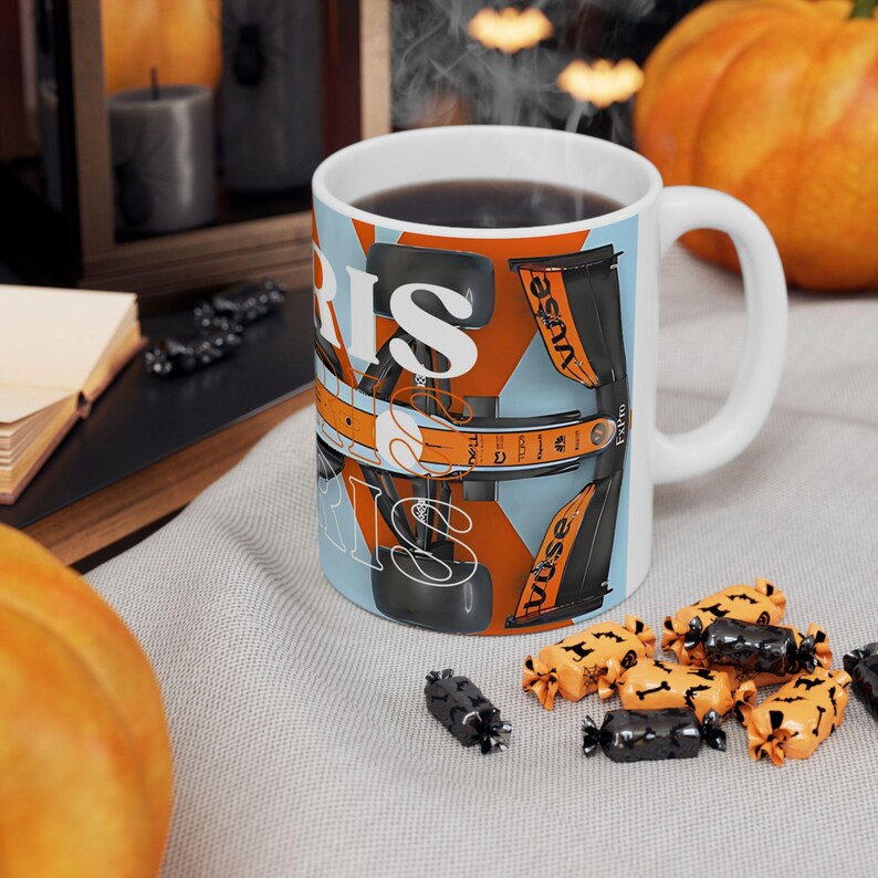 Lando Norris Gulf Livery Mclaren F1 Ceramic Mug, 11oz, 15oz - Etsy