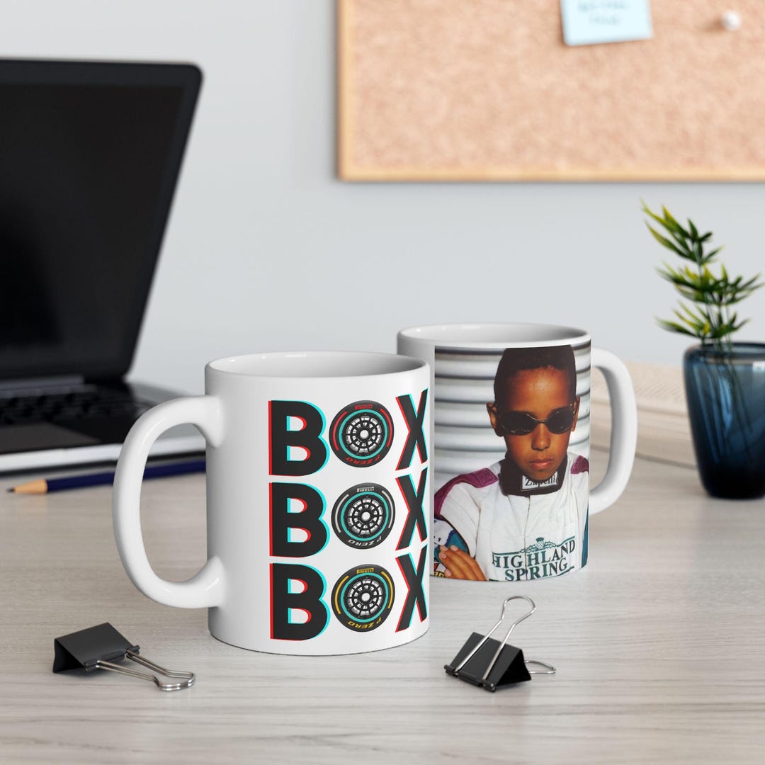 Lewis Hamilton F1 Ceramic Mug, Gift for Racing Fans, Hamilton 44 ...