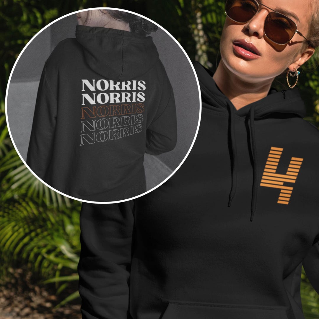 Lando Norris 4 Formula 1 World Champion Mclaren Sweatshirt, Racing Fan ...