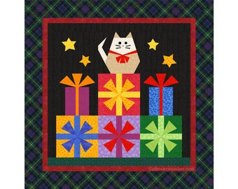 Reindeer Paper Pieced Quilt Block Pattern PDF Download, 6 & 12 Inch ...