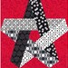 Pentagram Star Paper Piece Quilt Block Pattern PDF, 12 Inch, Foundation ...