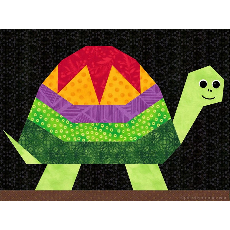 Turtle Quilt Pattern - Etsy