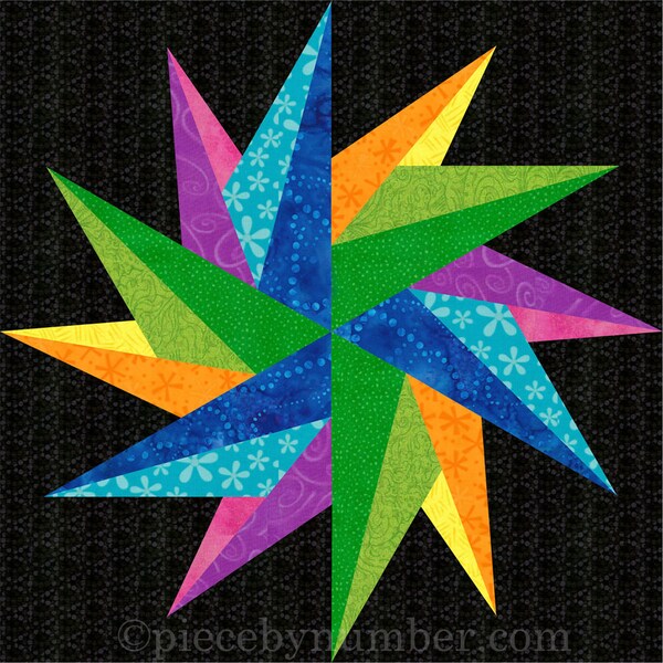Geometric Quilt - Etsy