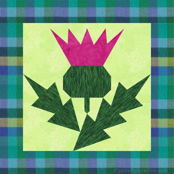Thistle Pattern - Etsy