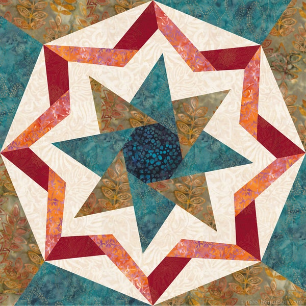 Texas Star Quilt Pattern - Etsy