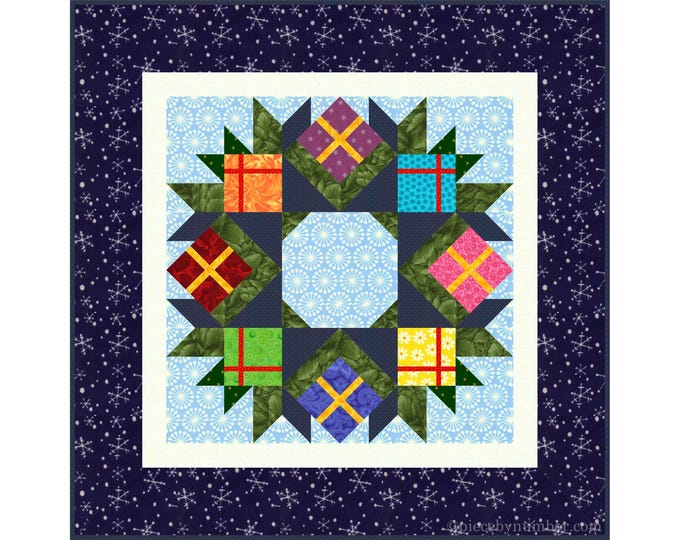 Reindeer Paper Pieced Quilt Block Pattern PDF Download, 6 & 12 Inch ...