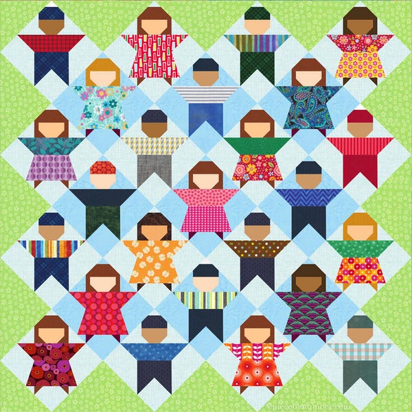 Kids Quilt Pattern - Etsy