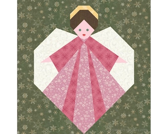 Reindeer Paper Pieced Quilt Block Pattern PDF Download, 6 & 12 Inch ...