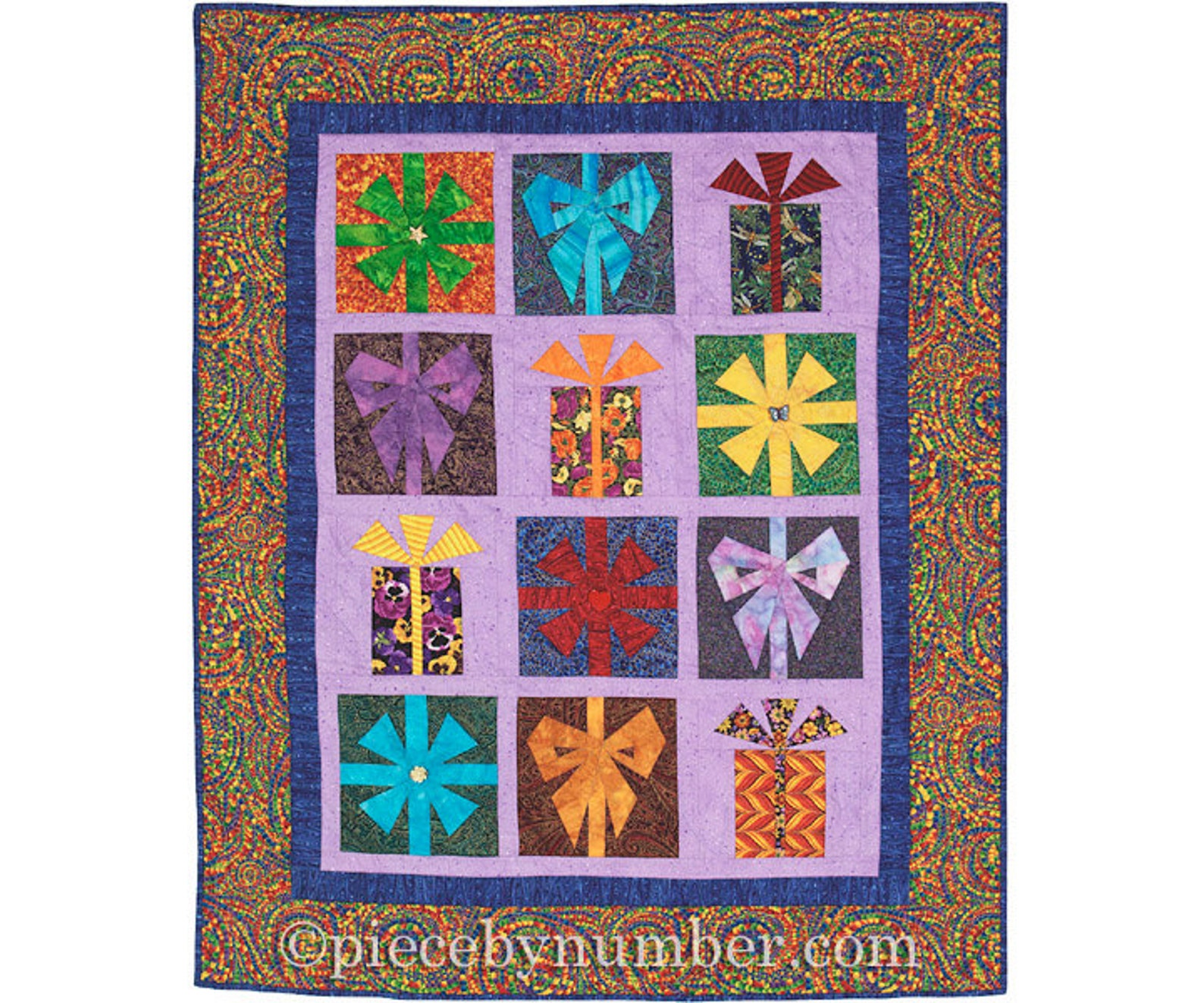 Gifts From the Heart Paper Pieced Quilt Pattern Instant | Etsy