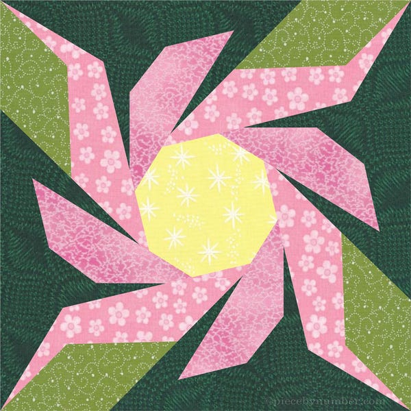 Flower Quilt Pattern - Etsy