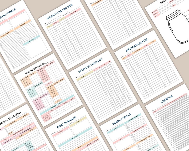 ADHD Planner Printable – Brain Dump for Focus and Clarity ...