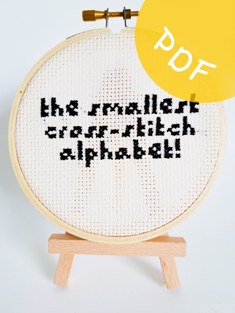 Smallest Cross Stitch Alphabet Font | Small Embroidery | Cross Stitch ...