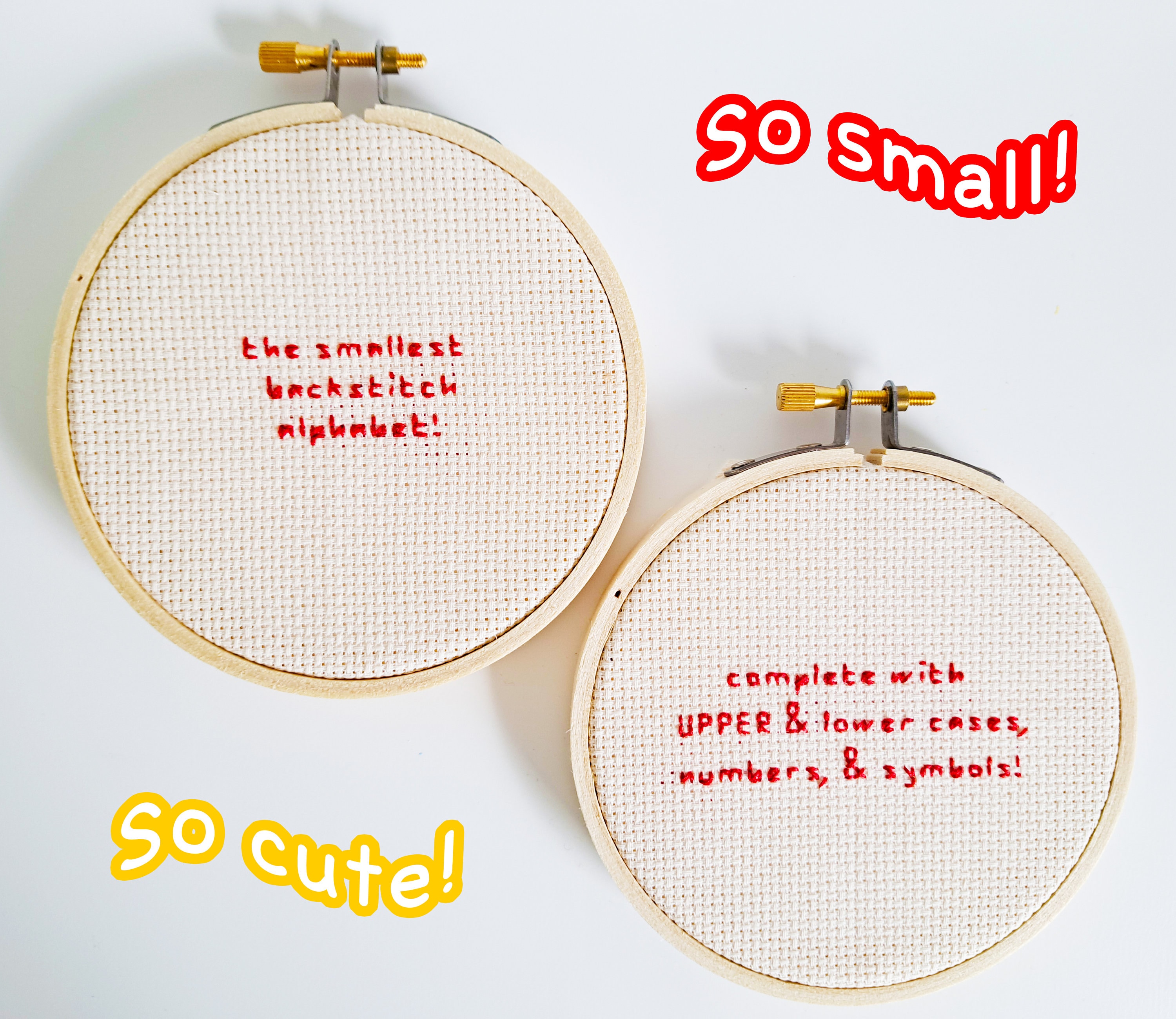 Smallest Back Stitch Alphabet Font | Cross Stitch | Small Embroidery ...