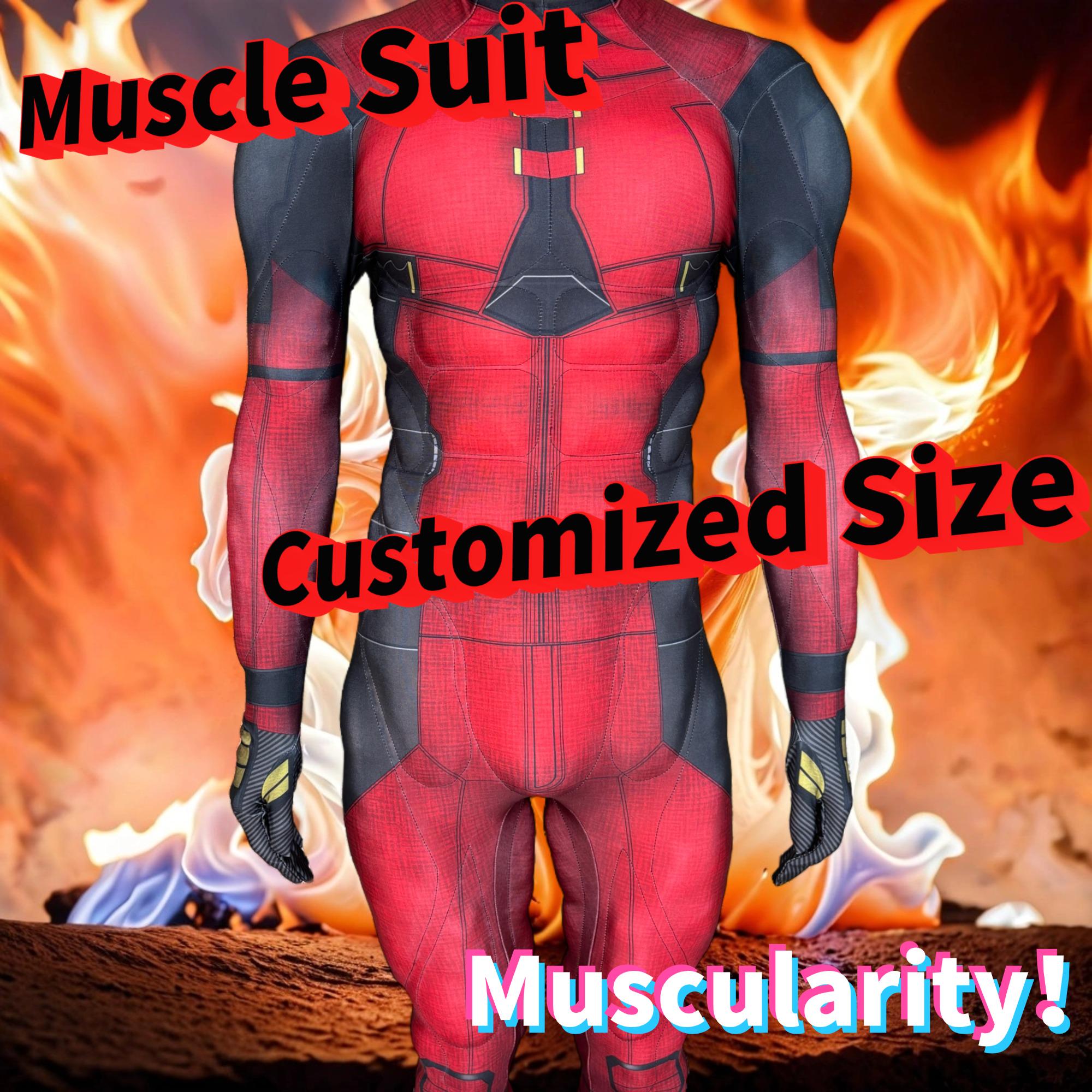 Muscle Suit Handmade Costume Commission Servie Deadpool Muscle Suit ...
