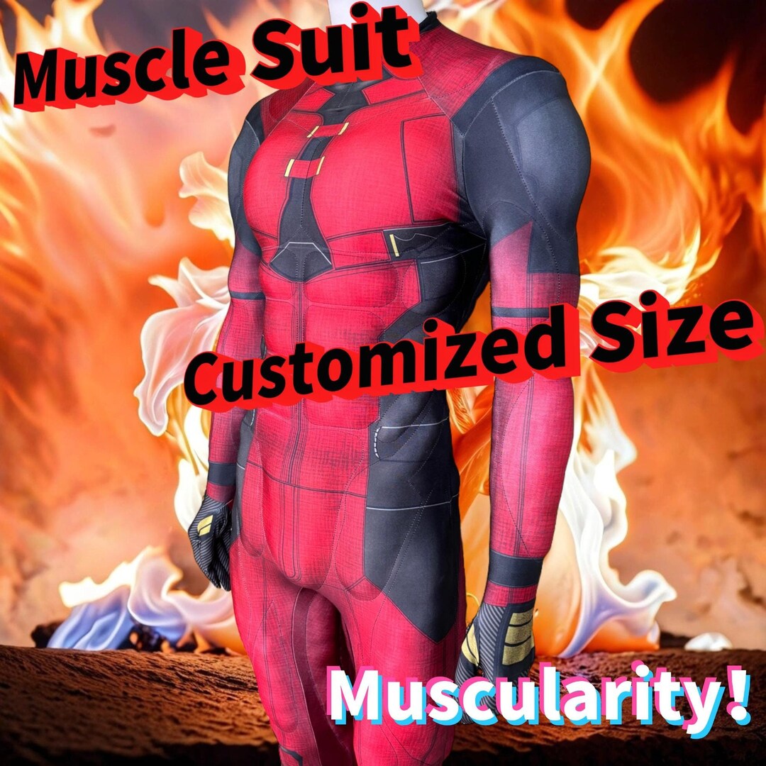 Muscle Suit Handmade Costume Commission Servie Deadpool Muscle Suit ...