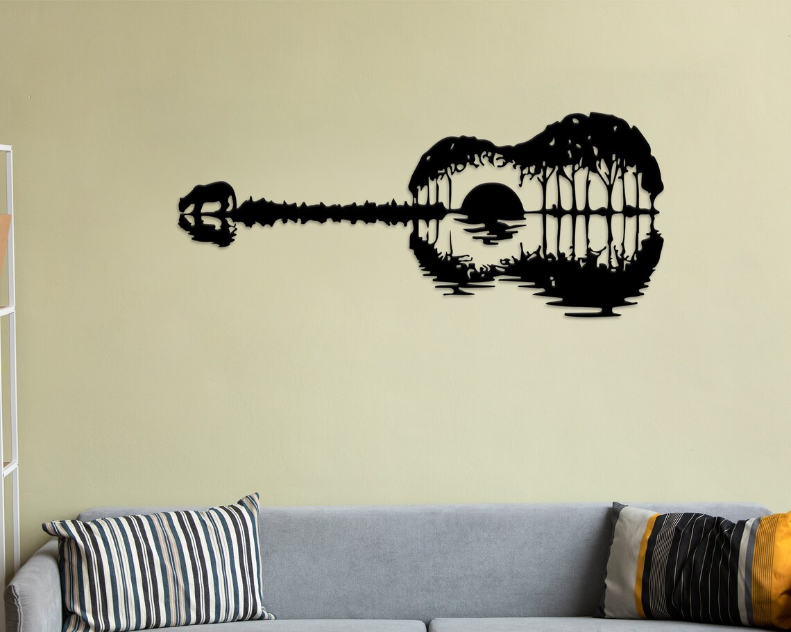 Sunset, Metal Wall Decor, Modern Wall Art, Geometric Design, Metal Wall ...