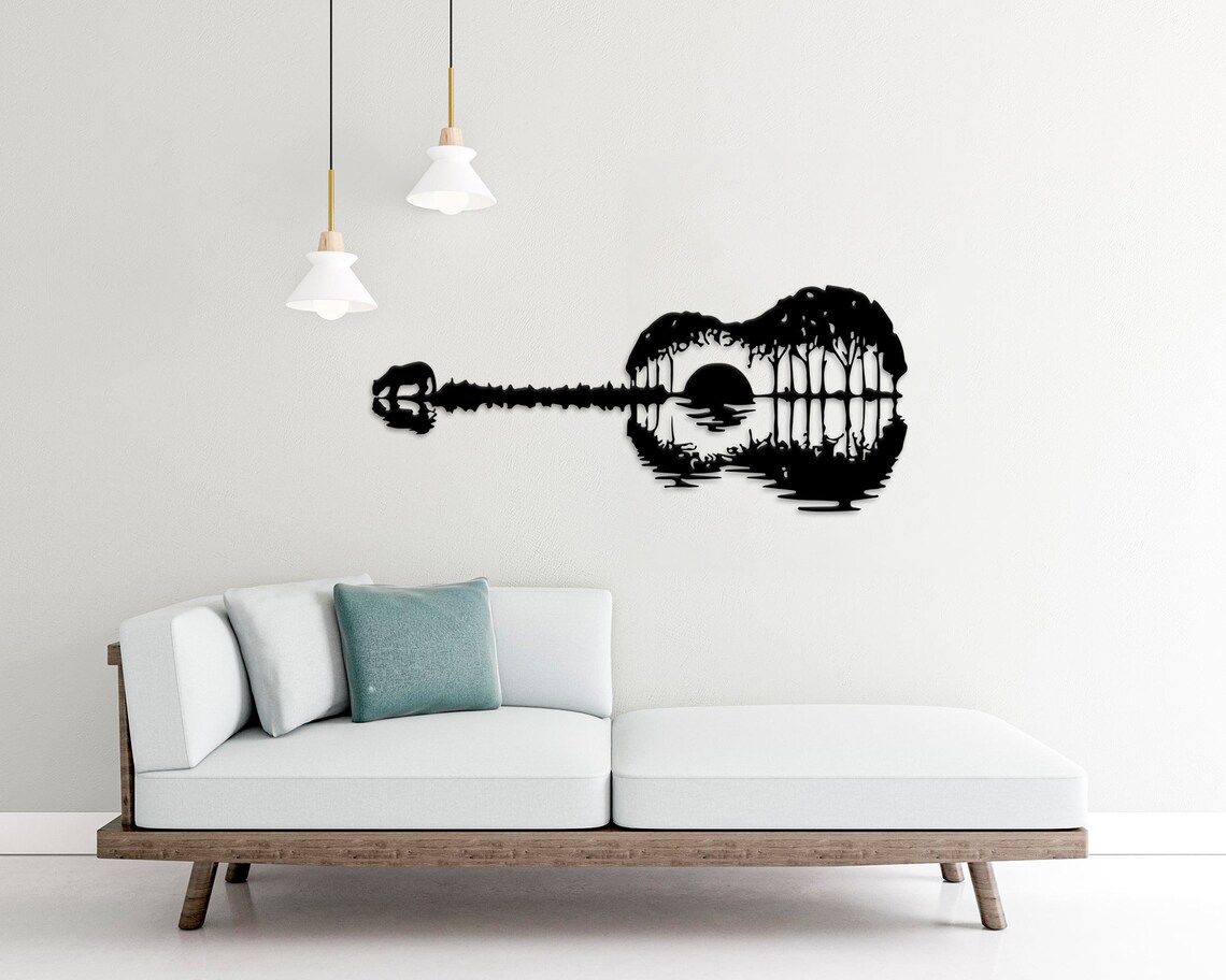 Sunset, Metal Wall Decor, Modern Wall Art, Geometric Design, Metal Wall ...