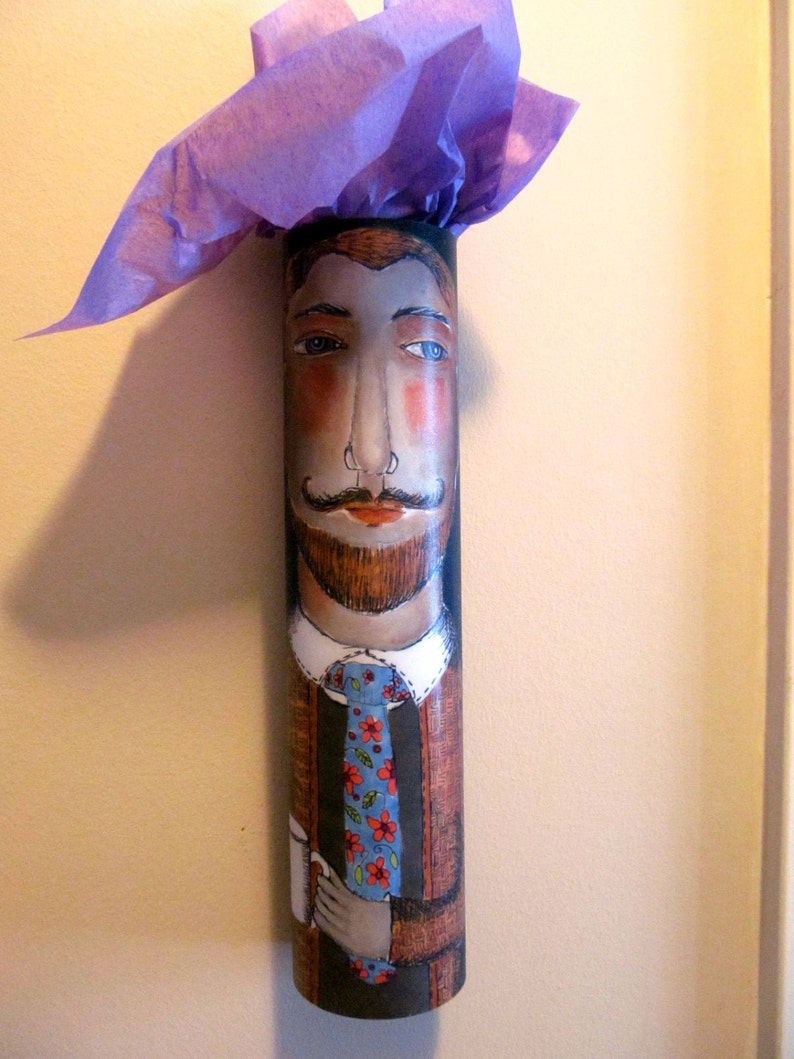 Color Your Own Digital Download Diy Paper Craft Paper Man - Etsy