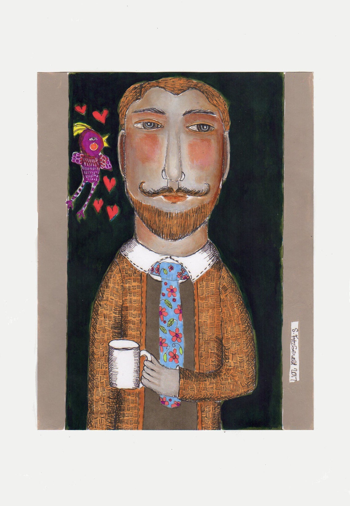 Color Your Own Digital Download Diy Paper Craft Paper Man | Etsy