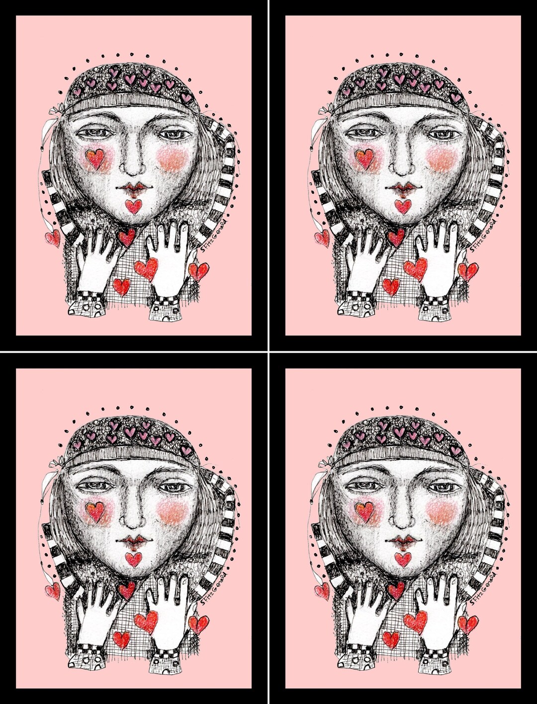 Digital Download Diy Paper Craft Print Original Mixed Media ...