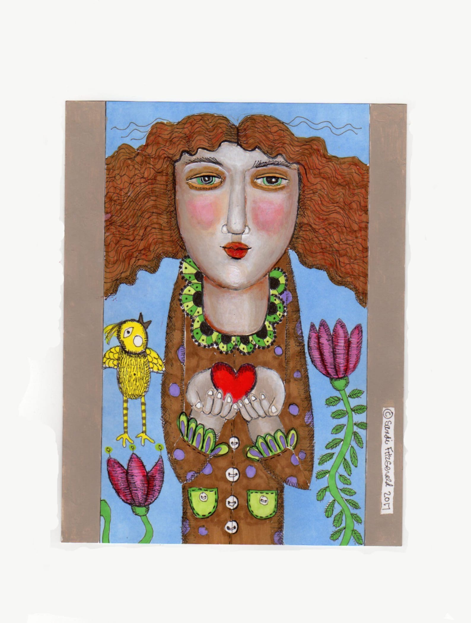 Color Your Own Digital Download Diy Paper Craft Paper Lady - Etsy