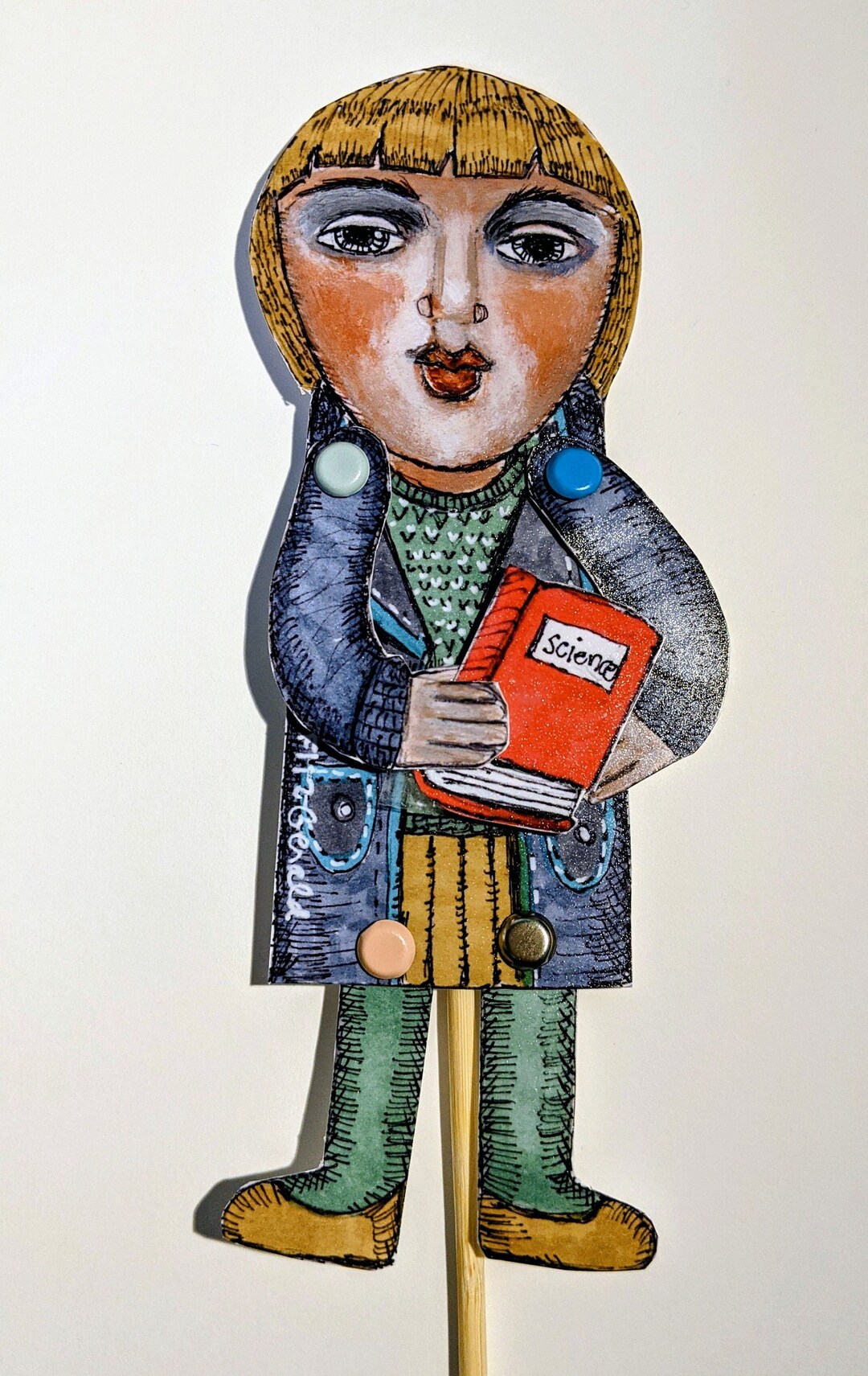 Ms. Johnson Paper Doll: DIY Teacher Gift, School Activity (digital ...