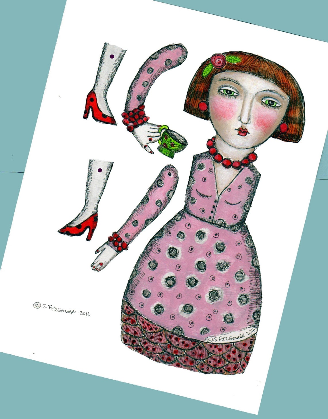 Digital Download Diy Papercraft Paper Doll Cake Topper Plant - Etsy Canada