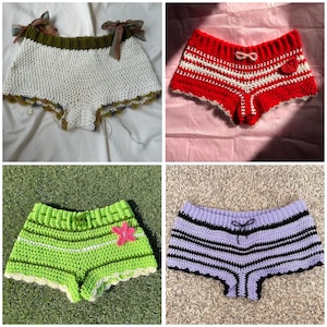 Crochet Mini Shorts Pattern - Etsy