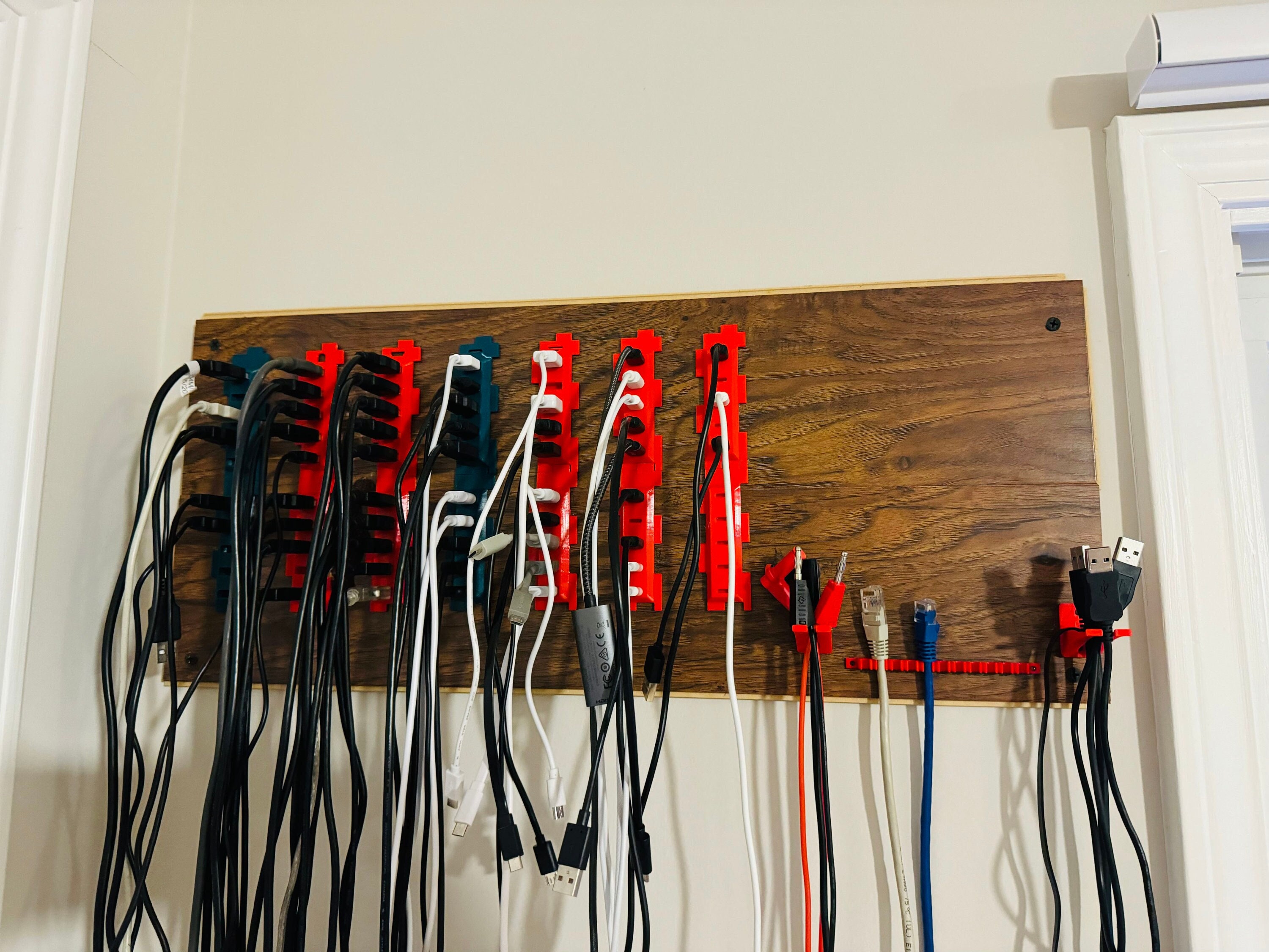 Wall-mounted USB Cable Organizer System - Etsy
