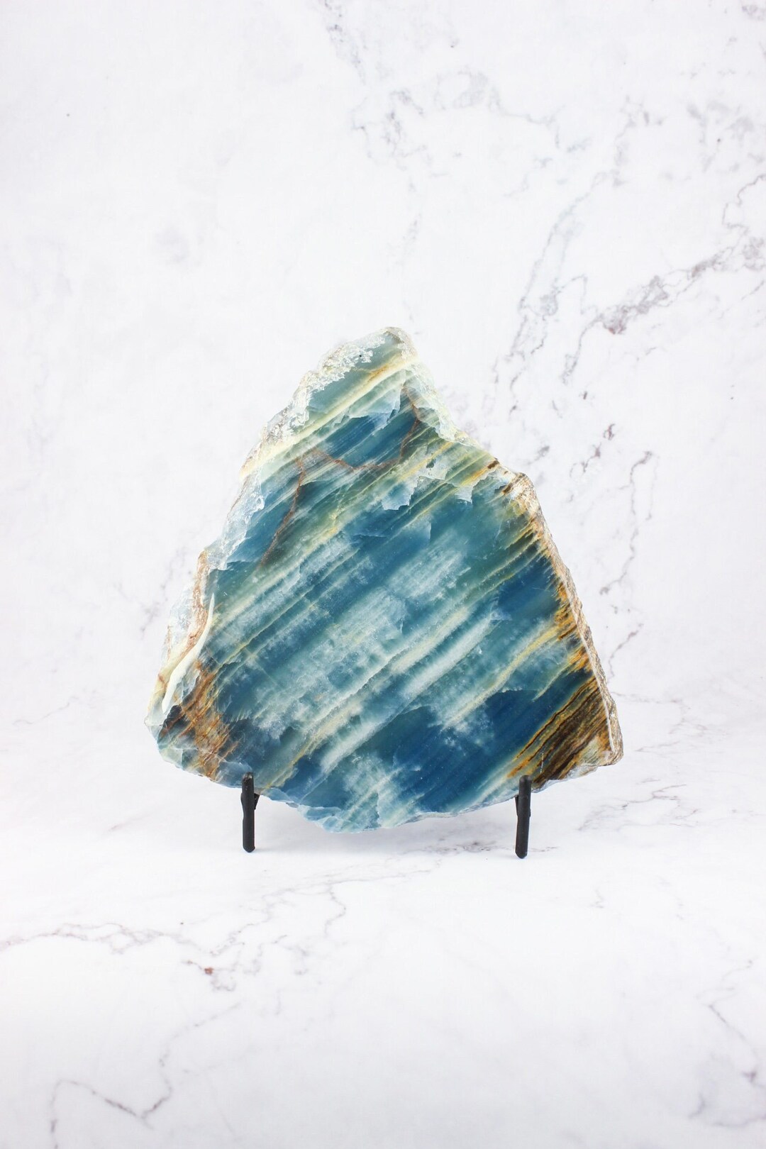Blue Calcite Onyx Slab 3 - Etsy
