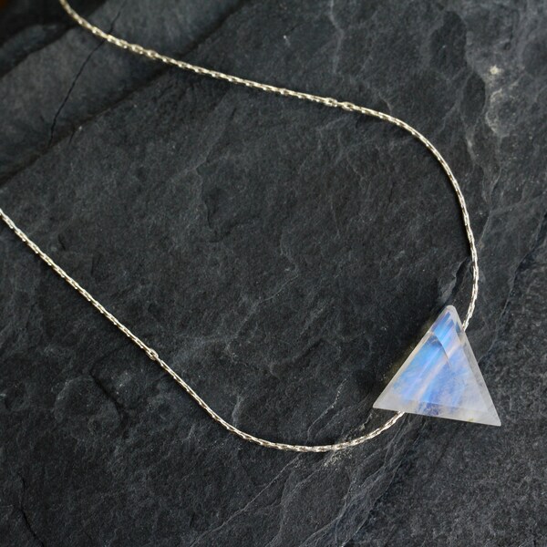 Triangle Bead Necklace - Etsy