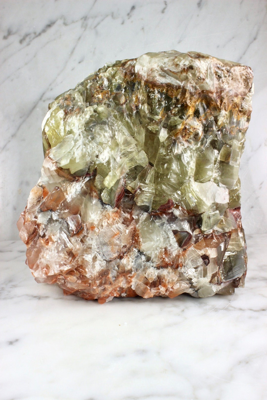 Large Multi Colored Calcite Specimen - Etsy