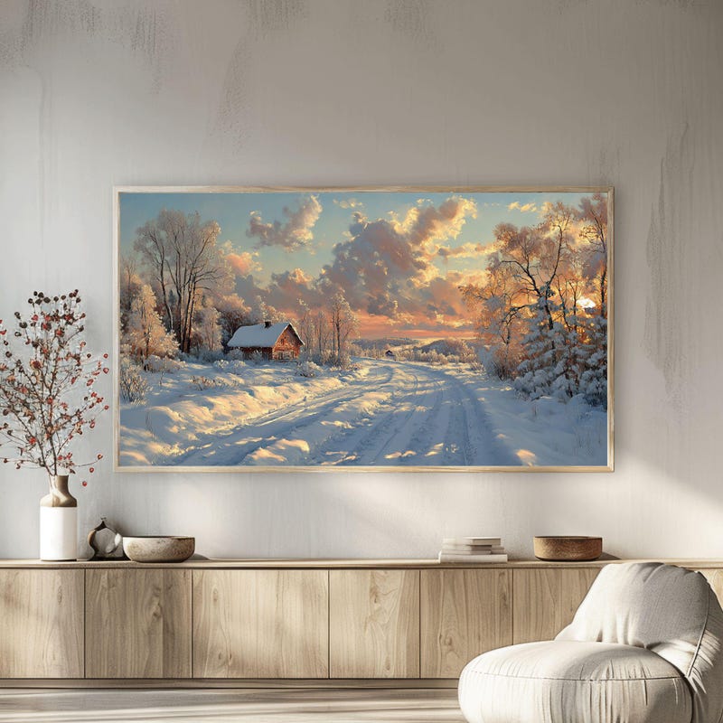Samsung Art Winter Scenes - Etsy