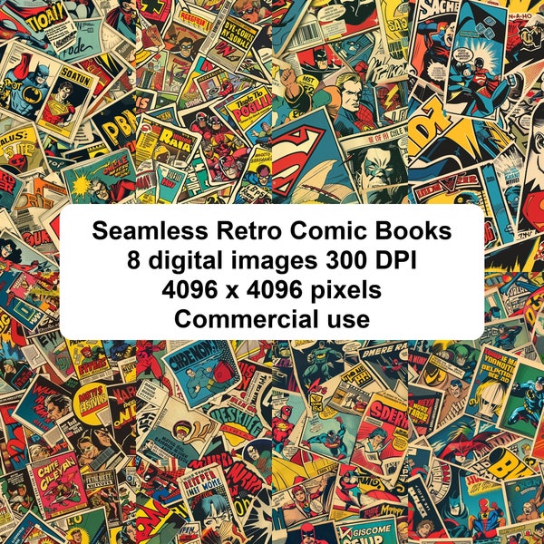 Retro Comic Books - Etsy