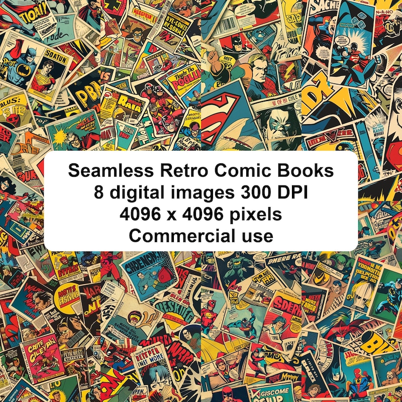 Retro Comic Books - Etsy
