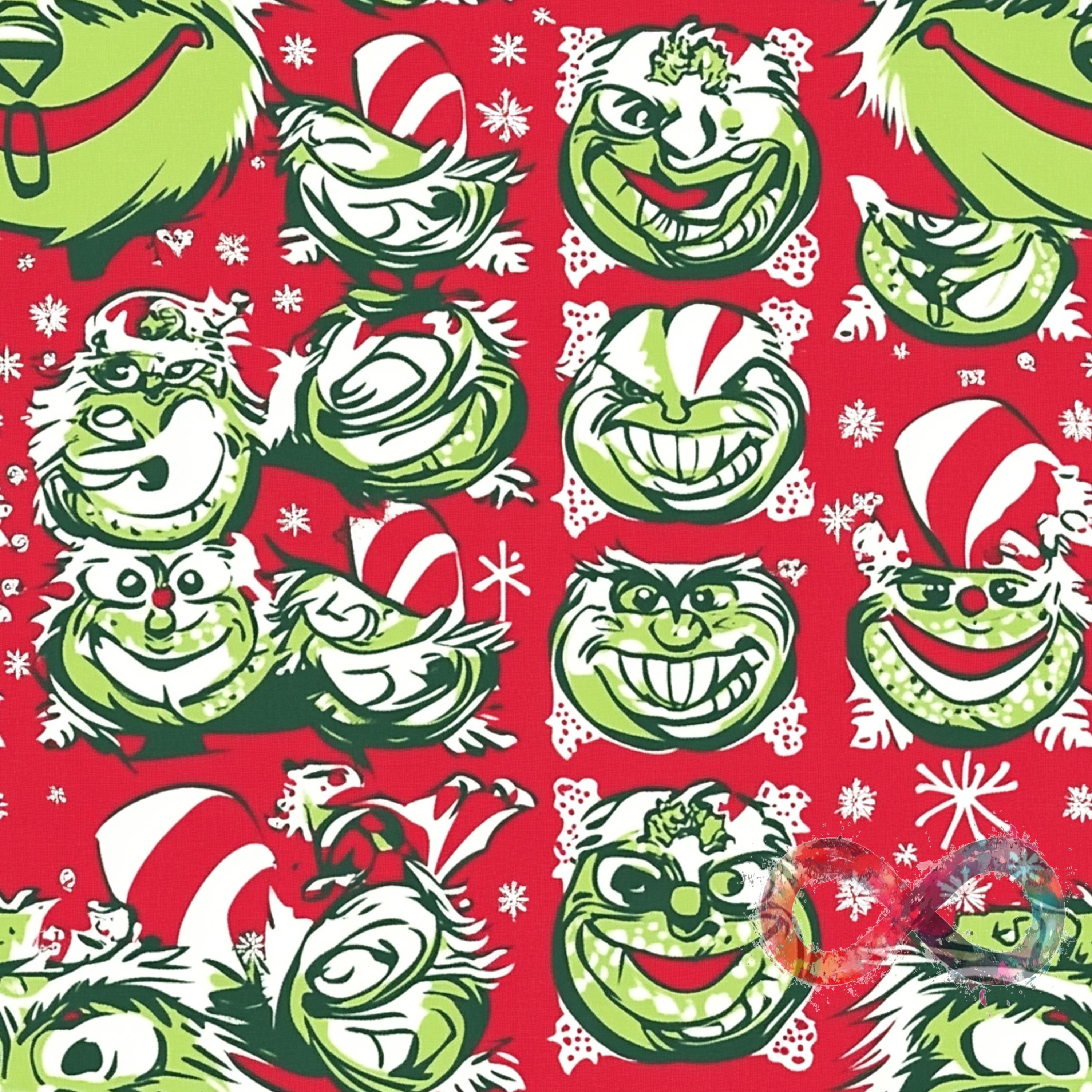 Grinchmas Theme Digital Patterns Christmas Clipart Collection - Etsy
