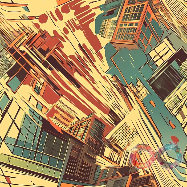 Comic Strip Backgrounds | Cityscapes, Hideouts, Action Lines - Etsy